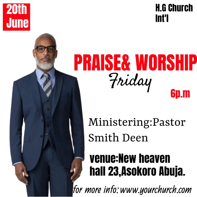 Church card Template | PosterMyWall