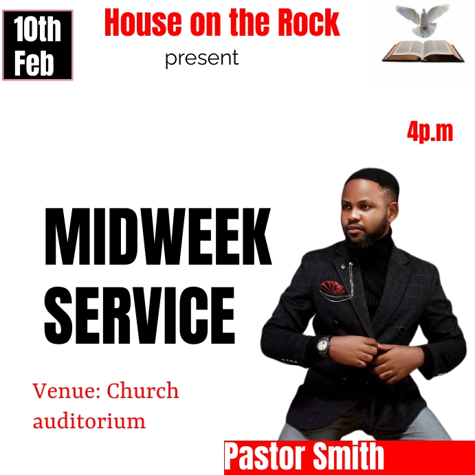 Church card Template | PosterMyWall