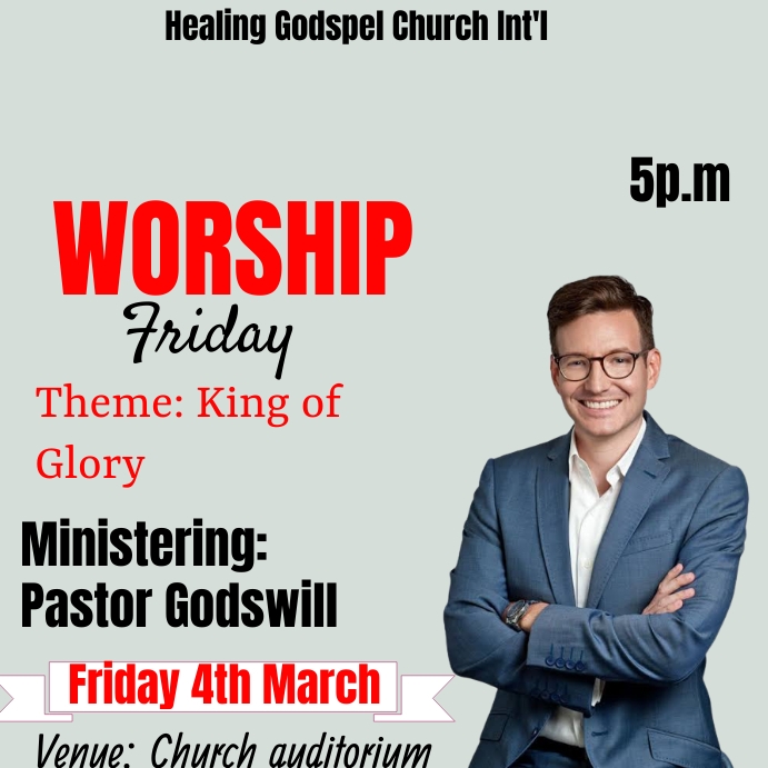 Church card Template | PosterMyWall