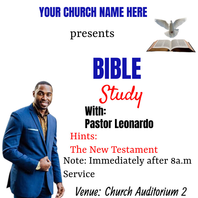 Church card Template | PosterMyWall