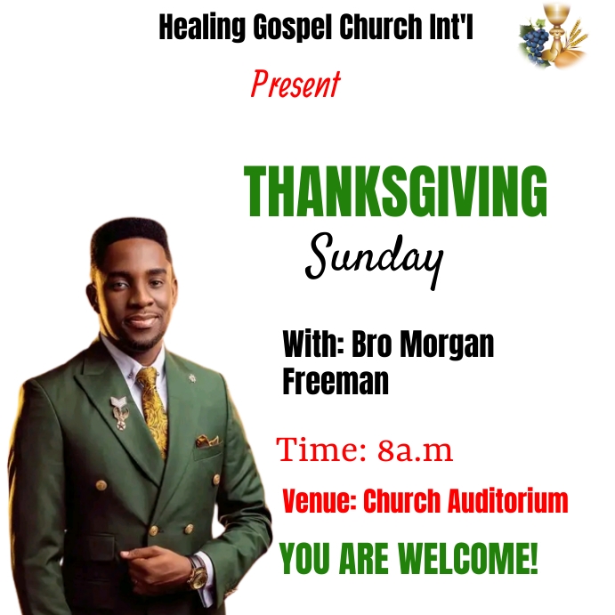 Church card Template | PosterMyWall