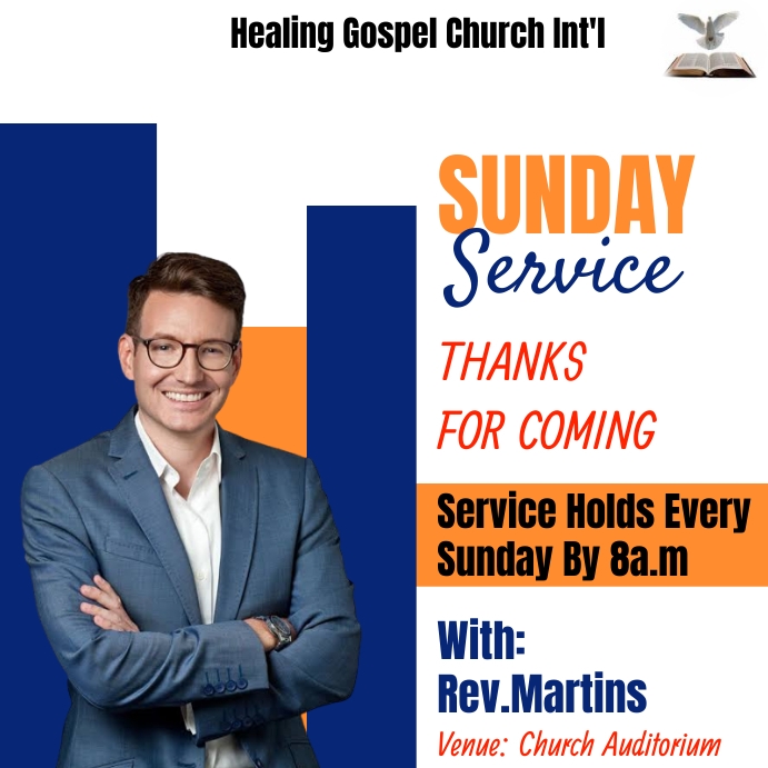 Church card Template | PosterMyWall