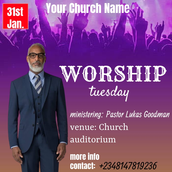 Church card Template | PosterMyWall