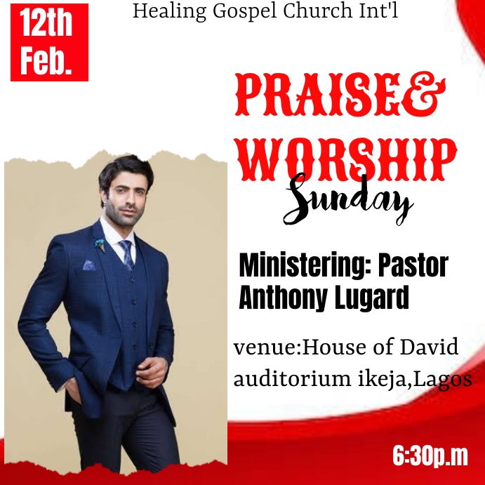 Church card Template | PosterMyWall