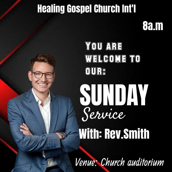 Church card Template | PosterMyWall