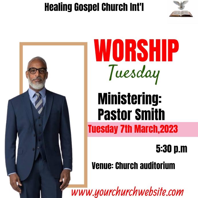 Church card Template | PosterMyWall