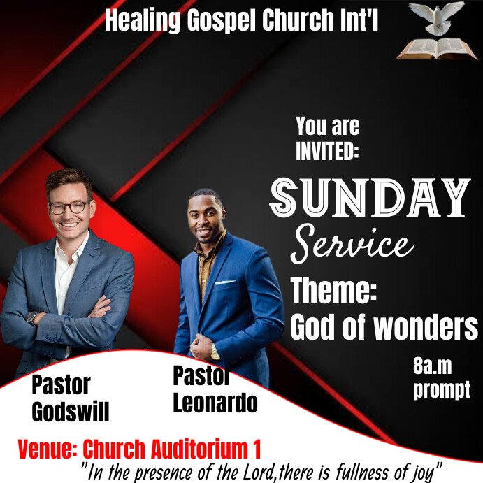 Church card Template | PosterMyWall