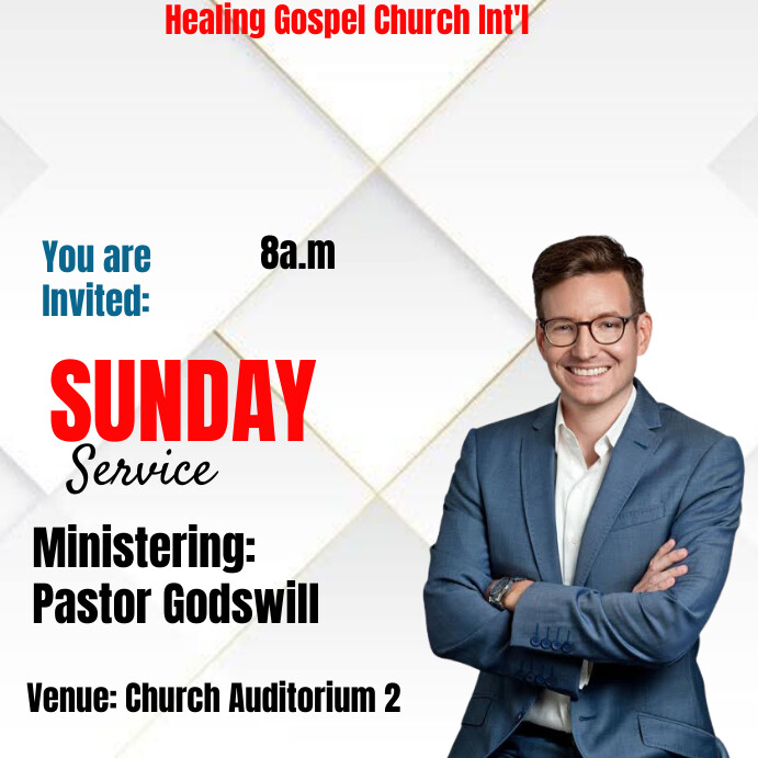 Church card Template | PosterMyWall