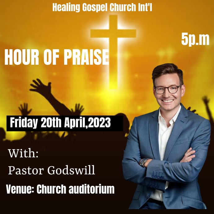 Plantilla de Church card | PosterMyWall