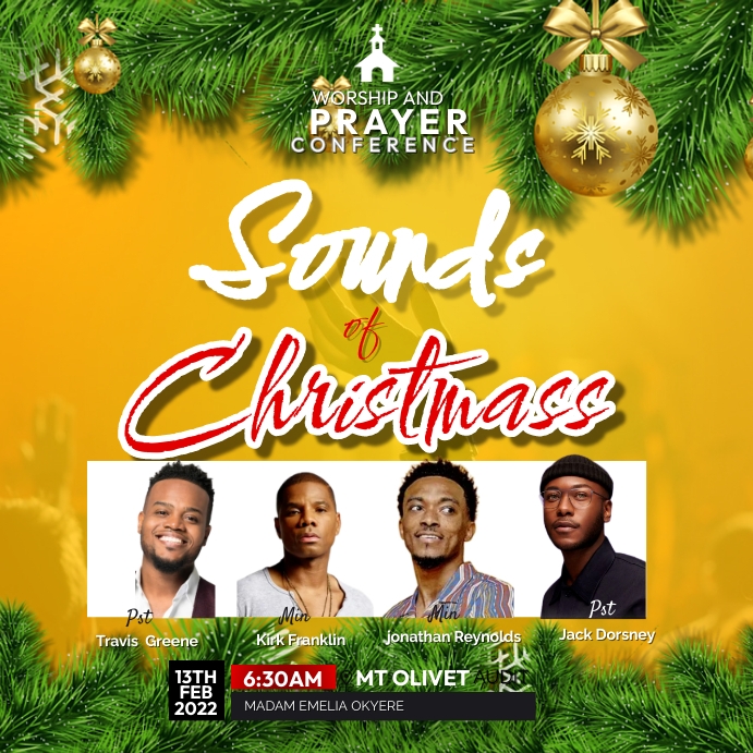 Plantilla de Church carol Design (34) | PosterMyWall