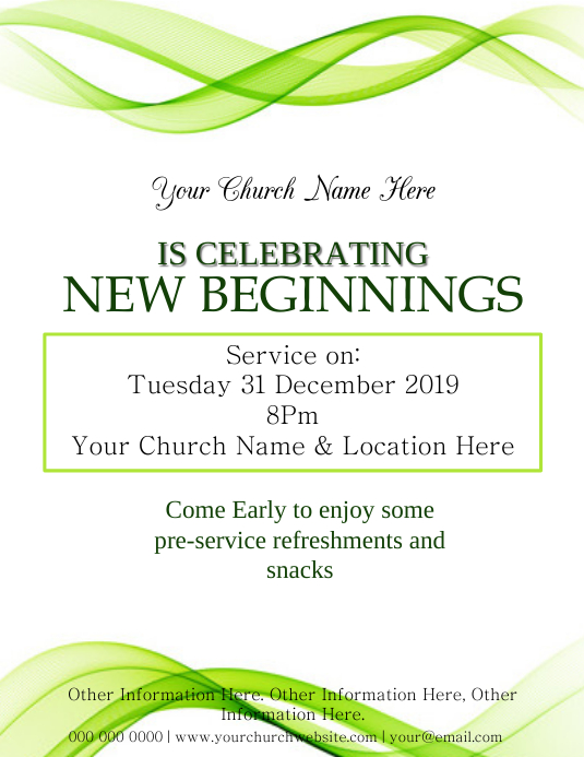 Church Celebration Event Template | PosterMyWall