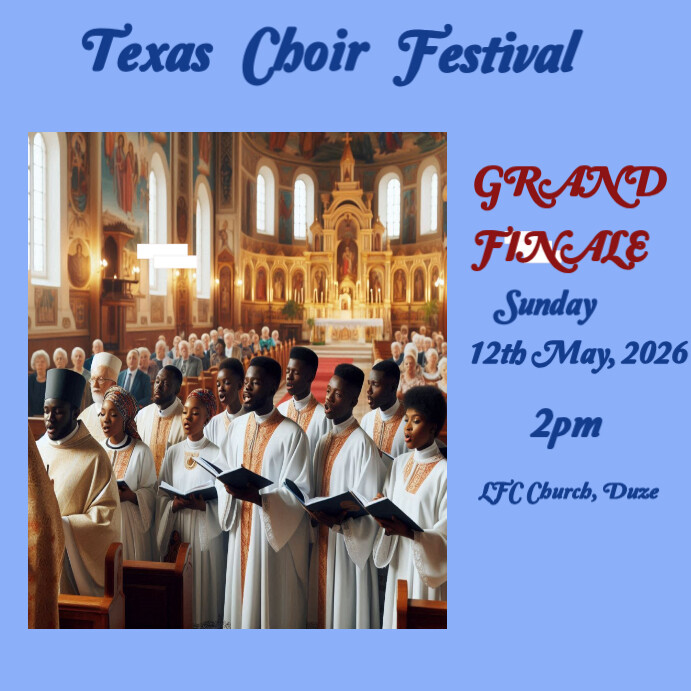 Plantilla de Church choir | PosterMyWall