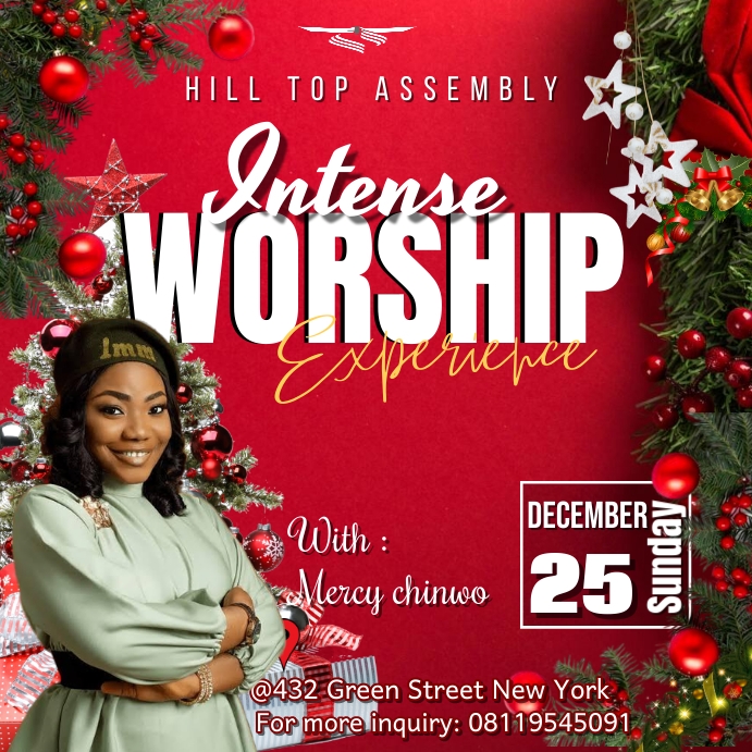 Church Christmas Template | PosterMyWall