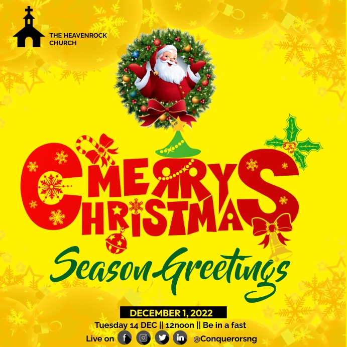 Church Christmas flyer (30) Template | PosterMyWall