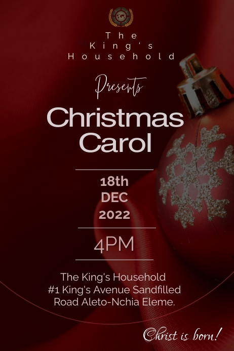 Church Christmas flyer Template | PosterMyWall