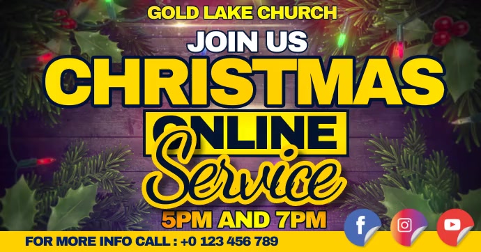 CHURCH CHRISTMAS SERMON TEMPLATE | PosterMyWall