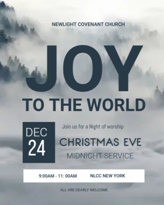 Church Christmas service Template | PosterMyWall