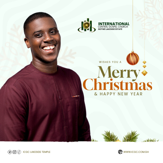 Church Christmas Wishes / Messages Template | PosterMyWall