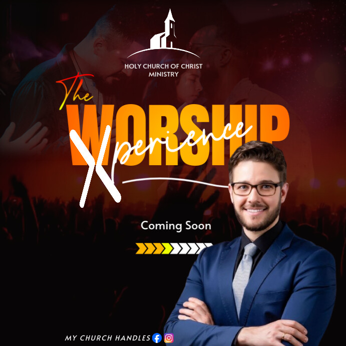 Plantilla de church coming soon template design | PosterMyWall