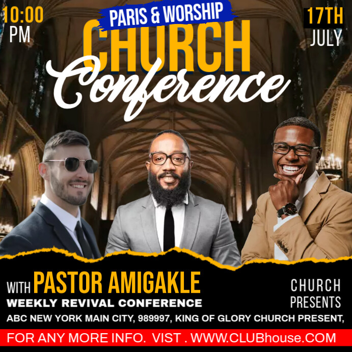 church communication flyer design template | PosterMyWall