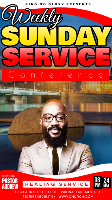 Modèle church communication flyer design template | PosterMyWall