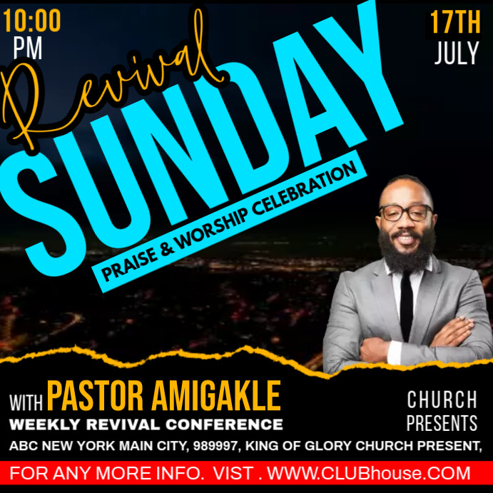 church communication flyer design template | PosterMyWall