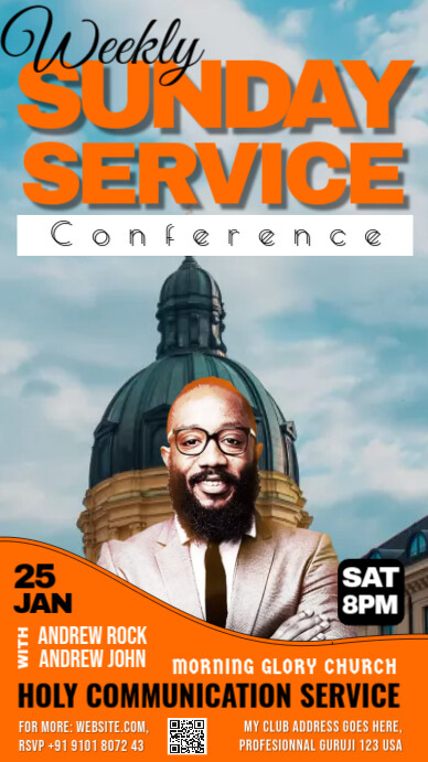 Modèle church communication flyer design template | PosterMyWall