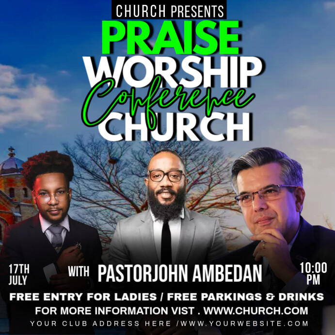 church communication flyer design template | PosterMyWall