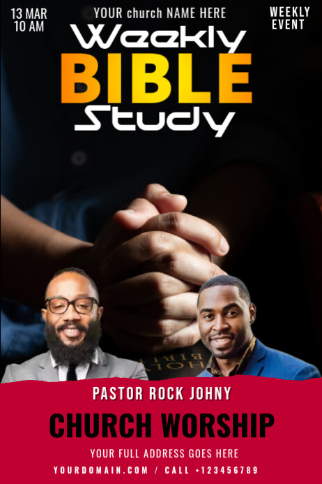 Modèle church communication flyer template | PosterMyWall