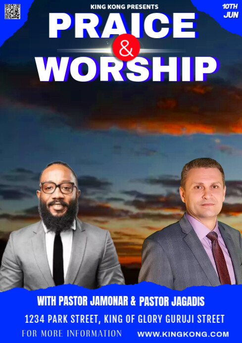 church communication flyer template | PosterMyWall