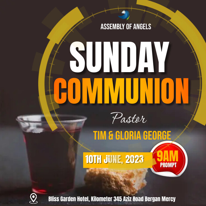 church communion Template | PosterMyWall