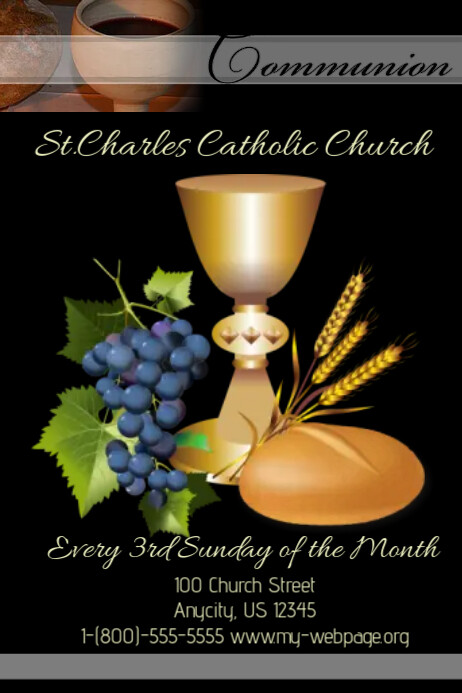 Church Communion Template | PosterMyWall