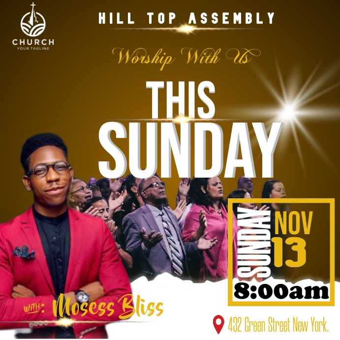 Gereja Konser Gereja Templat | PosterMyWall