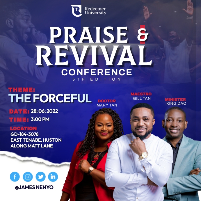 Copy of Church Concert Conference Flyer | PosterMyWall