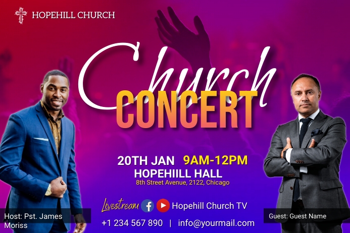 church concert Template | PosterMyWall
