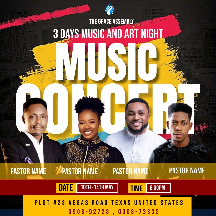 Copy of Church concert | PosterMyWall