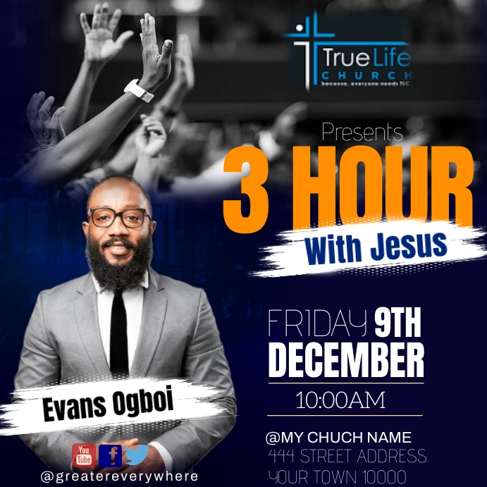 CHURCH CONCERT Template | PosterMyWall