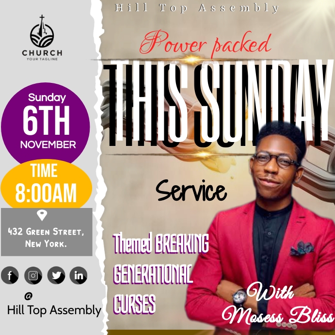 Copy of Church concert | PosterMyWall