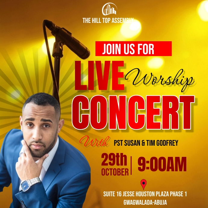 church concert Template | PosterMyWall