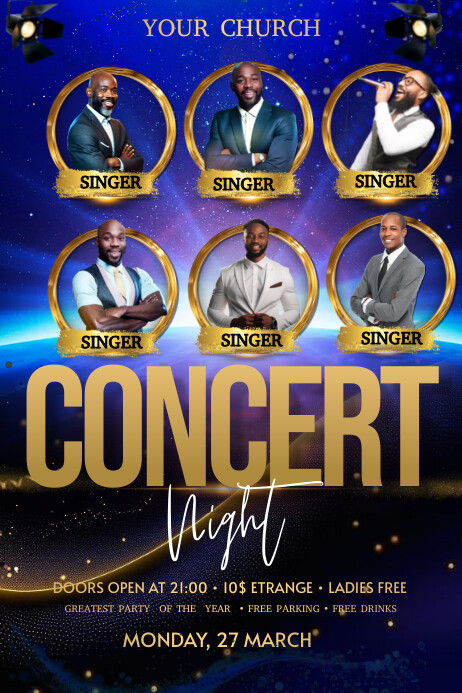 Church Concert Template | PosterMyWall
