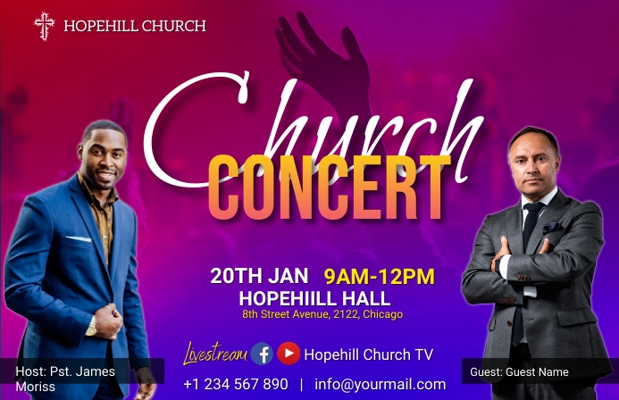 church concert Template | PosterMyWall