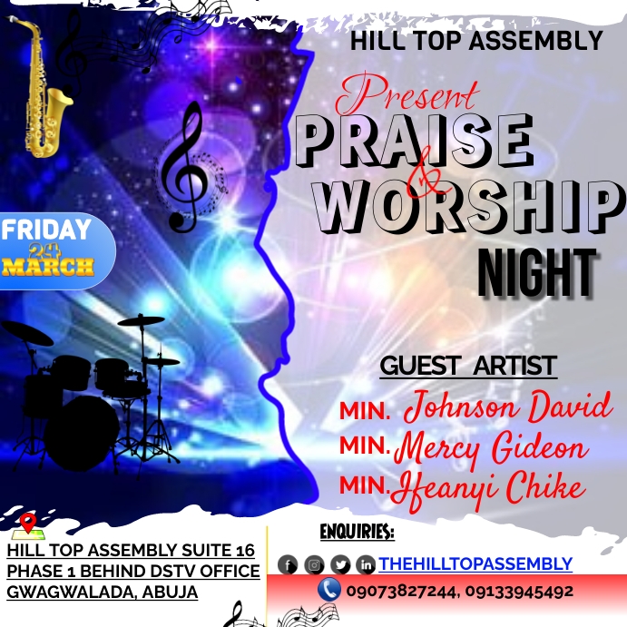 Church concert Template | PosterMyWall