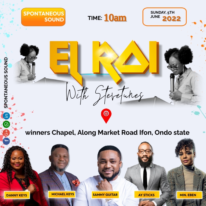 Church Concert Event Conference Flyer Template | PosterMyWall