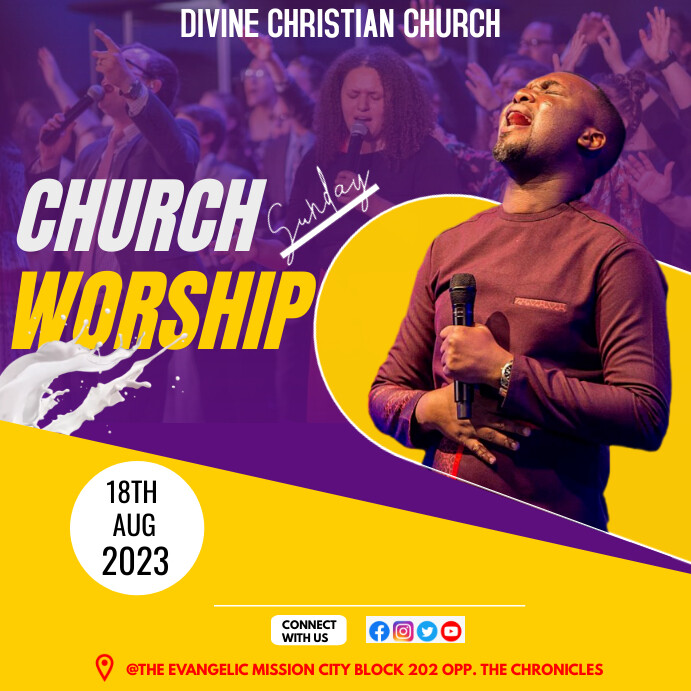 church concert flyer (1) Template | PosterMyWall
