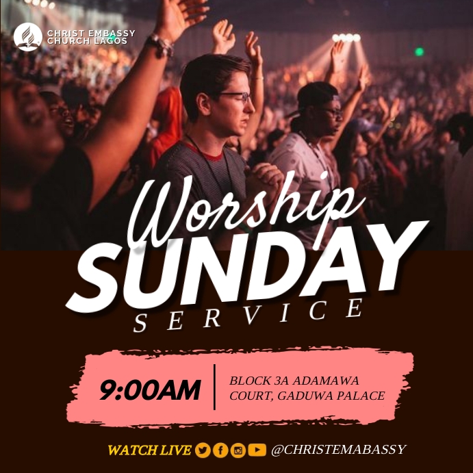 church concert flyer (2) Template | PosterMyWall