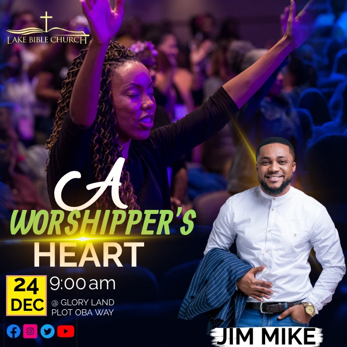 church concert flyer (6) Template | PosterMyWall