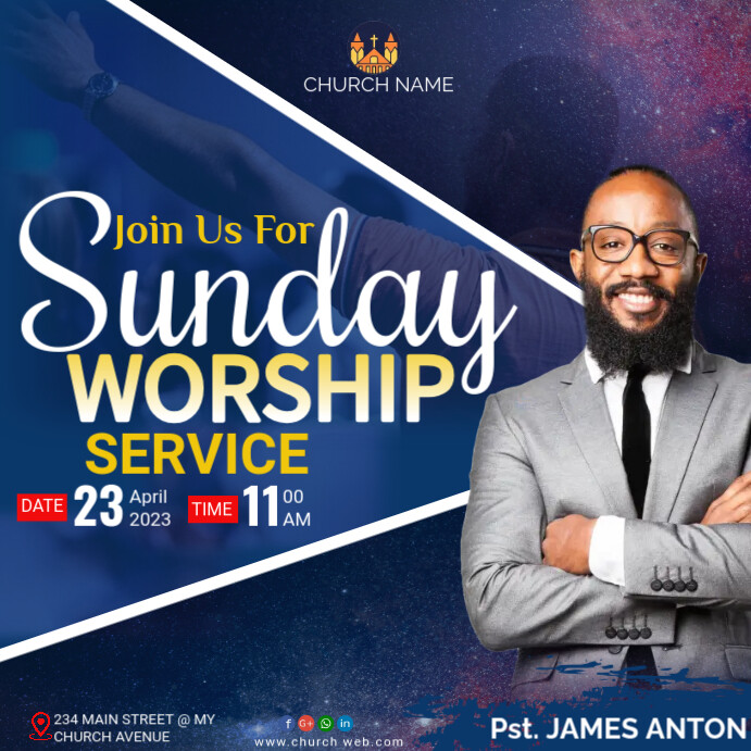church concert flyer Template | PosterMyWall