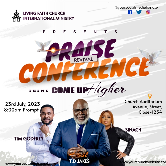 Plantilla de Church concert flyer | PosterMyWall