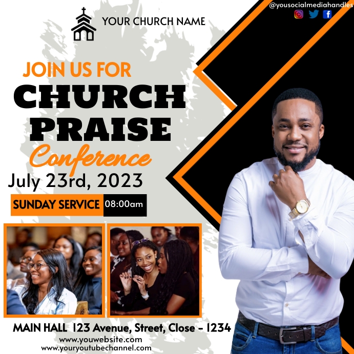 Church concert flyer Template | PosterMyWall