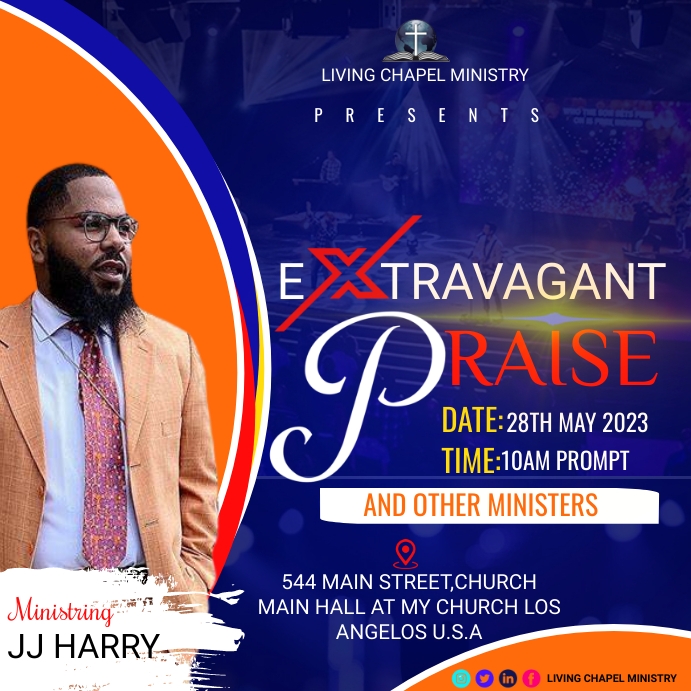 church concert flyer Template | PosterMyWall
